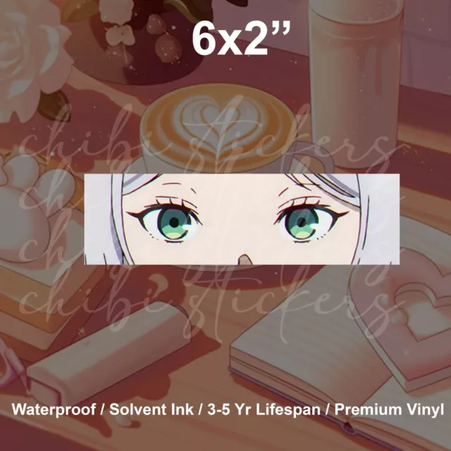 Kira Sticker With Frieren Peeker Sousou Romance Bumper Sticker End ...
