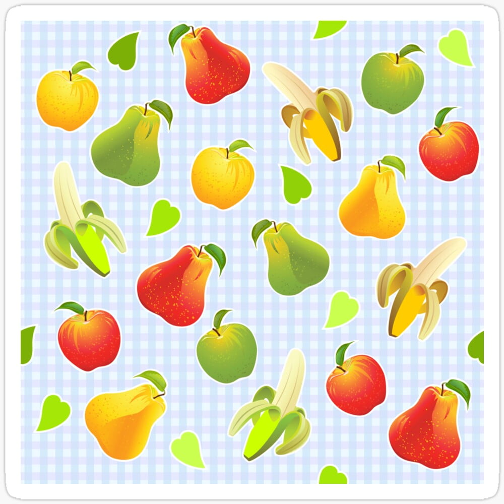Kira Sticker Fruit Background - Perfect Birthday Gift For Everyone ...