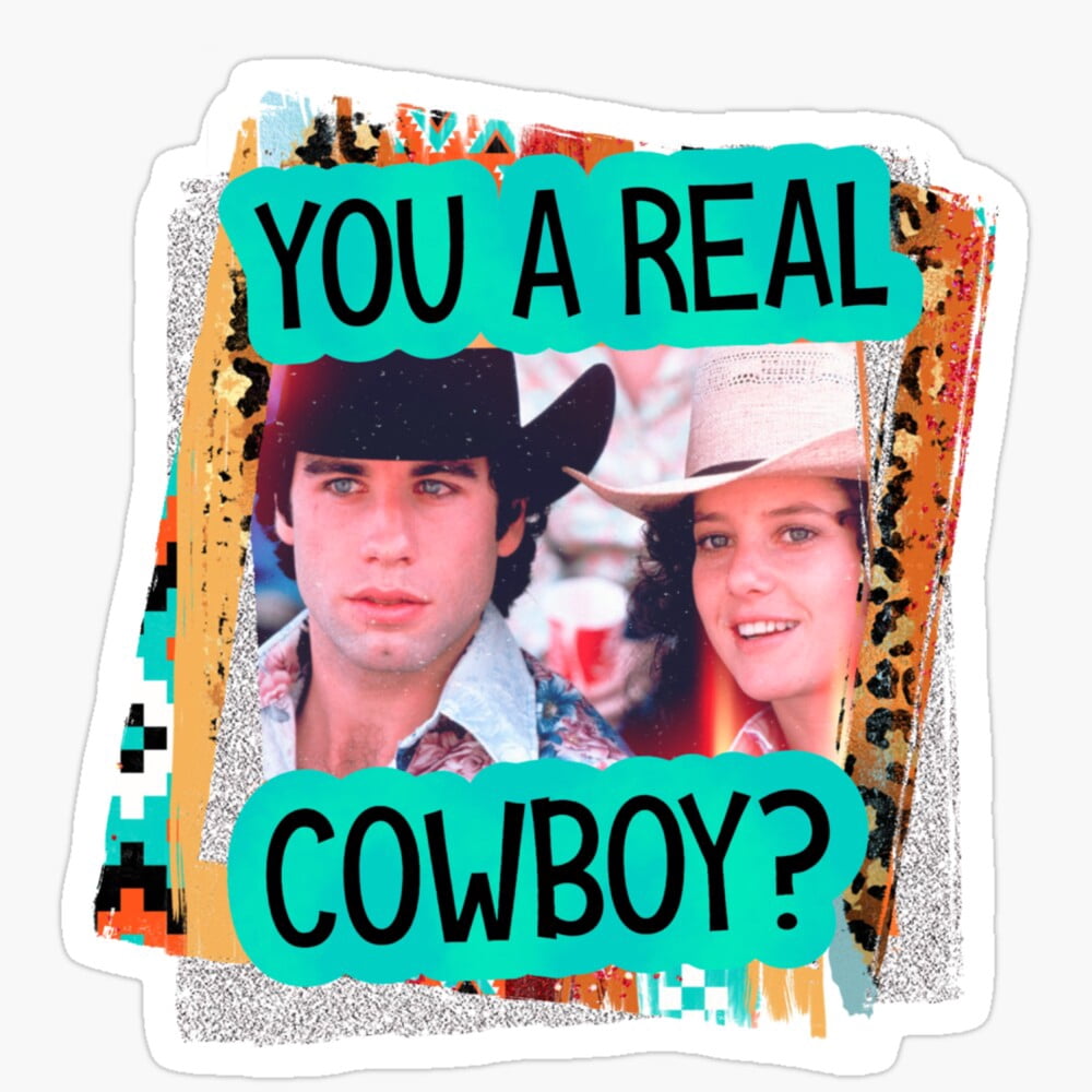 Kira Sticker - Funny Cute Western Urban Cowboy Budissy Lookin For Love ...
