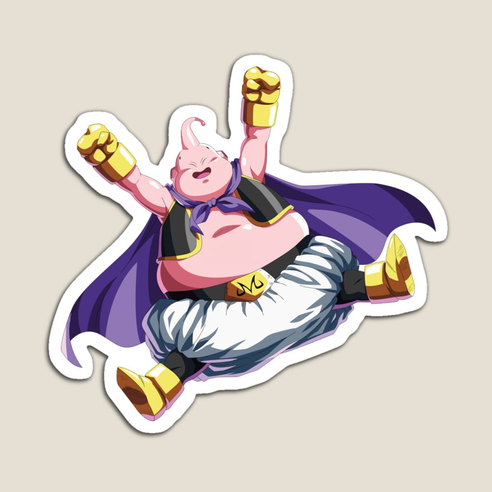 Kira Sticker With Funny Gifts For Funny Happy Cute Majin Buu Dragon Ball Gift For Fans ...