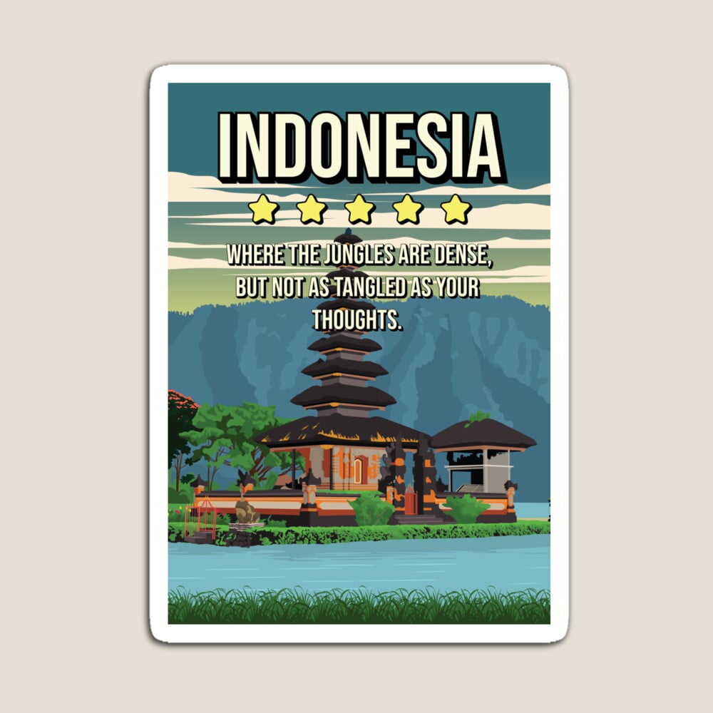 Kira Sticker With Funny Indonesia Dark Humor Vintage Minimal Retro ...