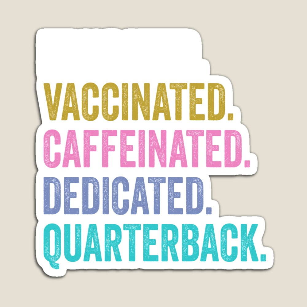 Kira Sticker With Funny Quarterback Shirt, Dad Husband Quarterback ...
