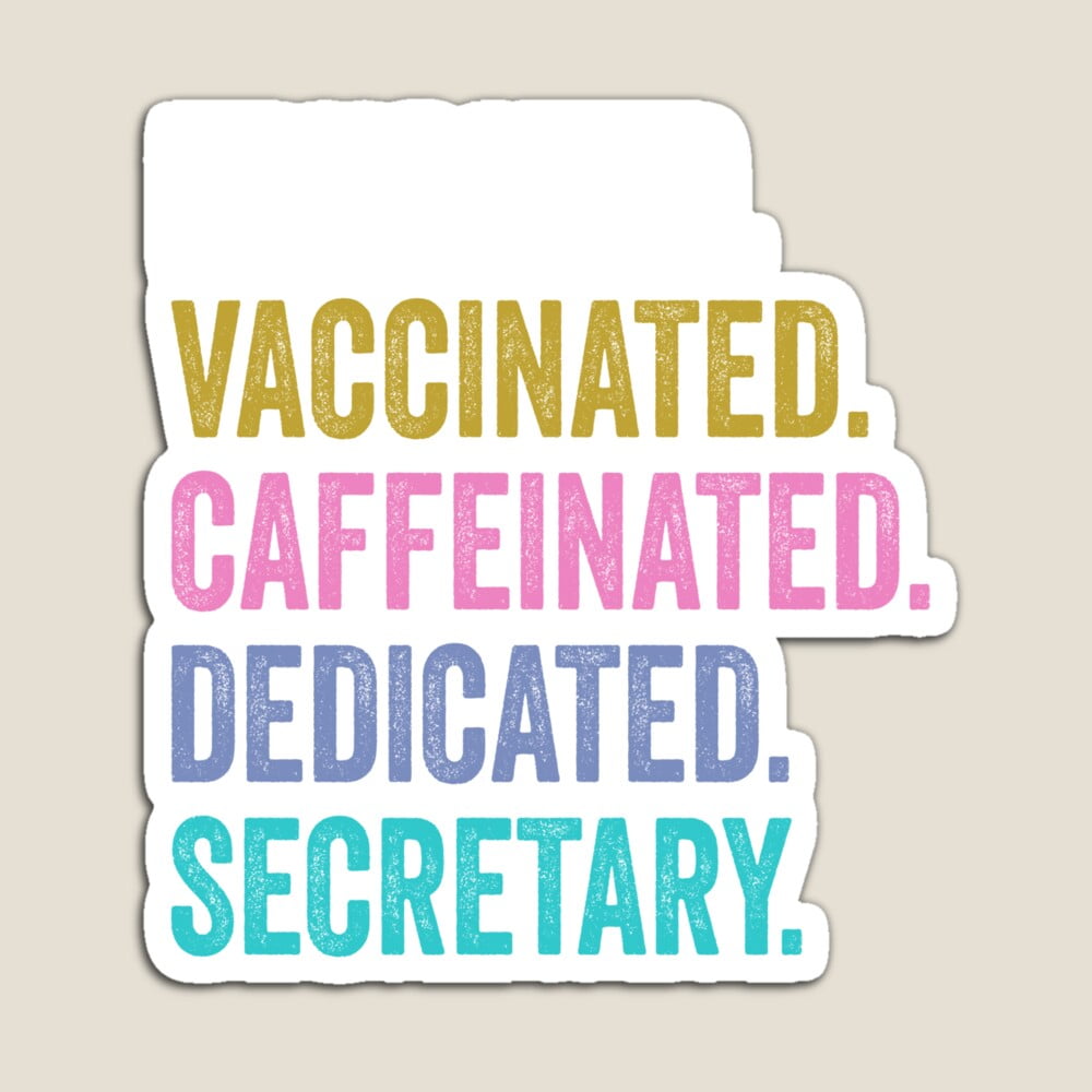 Kira Sticker With Funny Secretary Shirt, Dad Husband Secretary Student ...