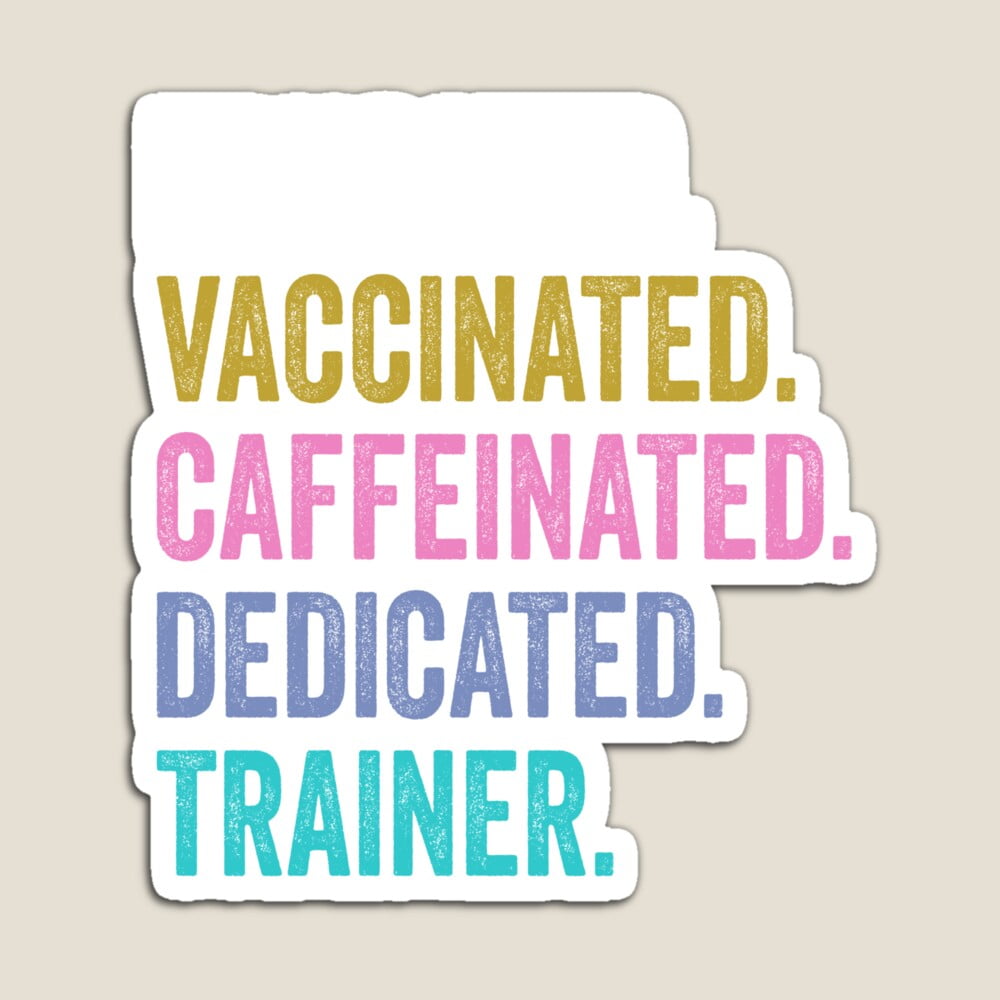 Kira Sticker With Funny Trainer Shirt, Dad Husband Trainer Student Gift ...