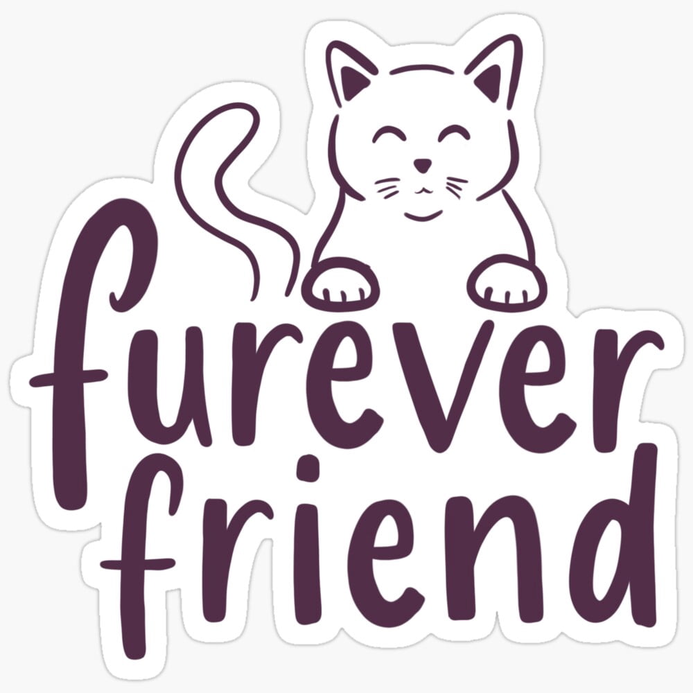Kira Sticker - Furever Friend Sticker - Walmart.com