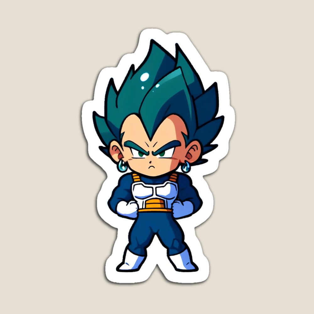Kira Sticker With Furious Ascendancy: Super Saiyan Blue Vegeta ...