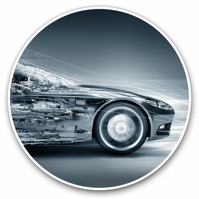 Kira Sticker With Futuristic Concept Car Driver Vehicle Cool Gift ...