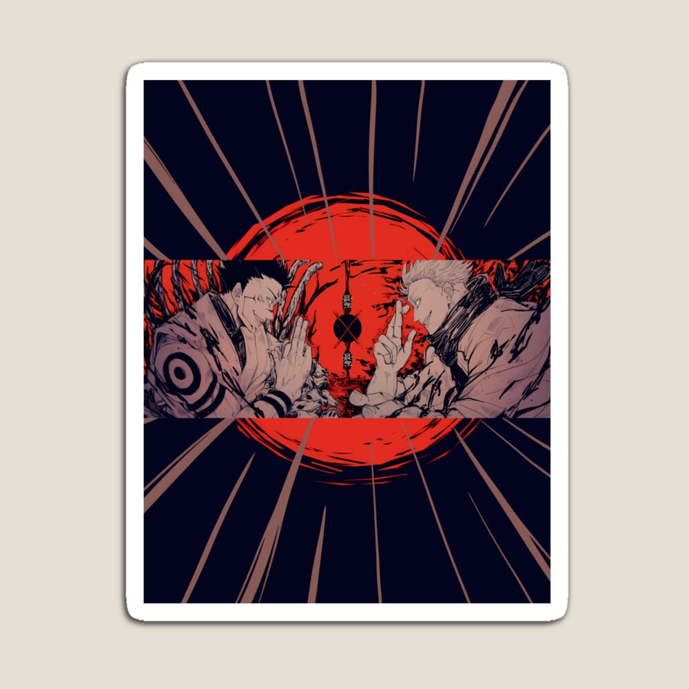 Kira Sticker With G0Jo Vs Sukuna Â€“ Clash Of The Cursed Legends ...