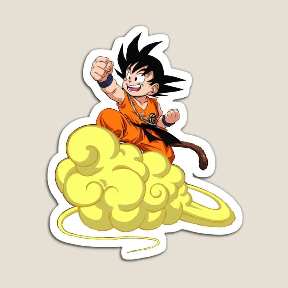 Kira Sticker With G0Ku Riding A Cloud Dbz Fans Must Have T-Shirt ...