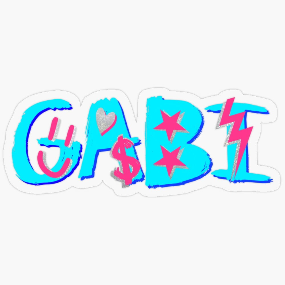 Kira Sticker Gabi Name - Blue - Perfect Birthday Gift For Everyone ...