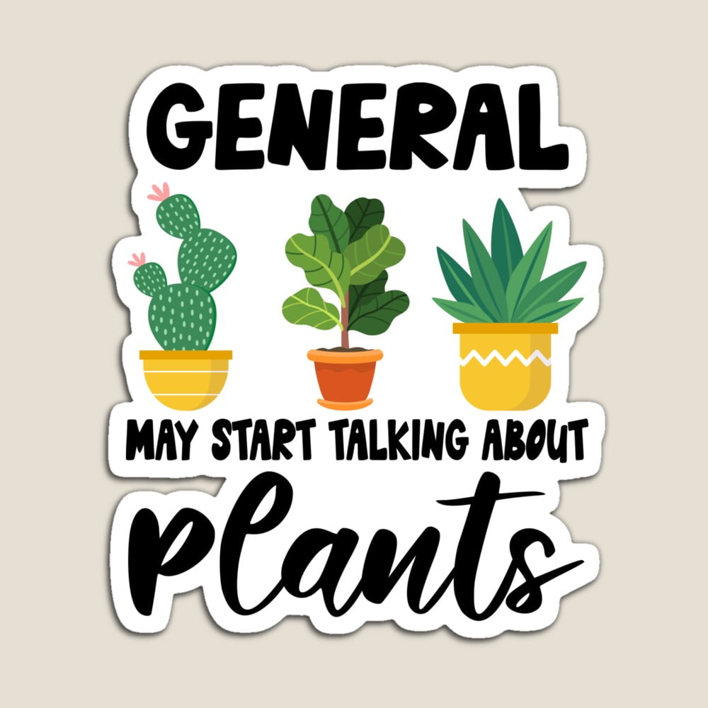 Kira Sticker With General Plant Lovers, General Plant Lover Gift ...