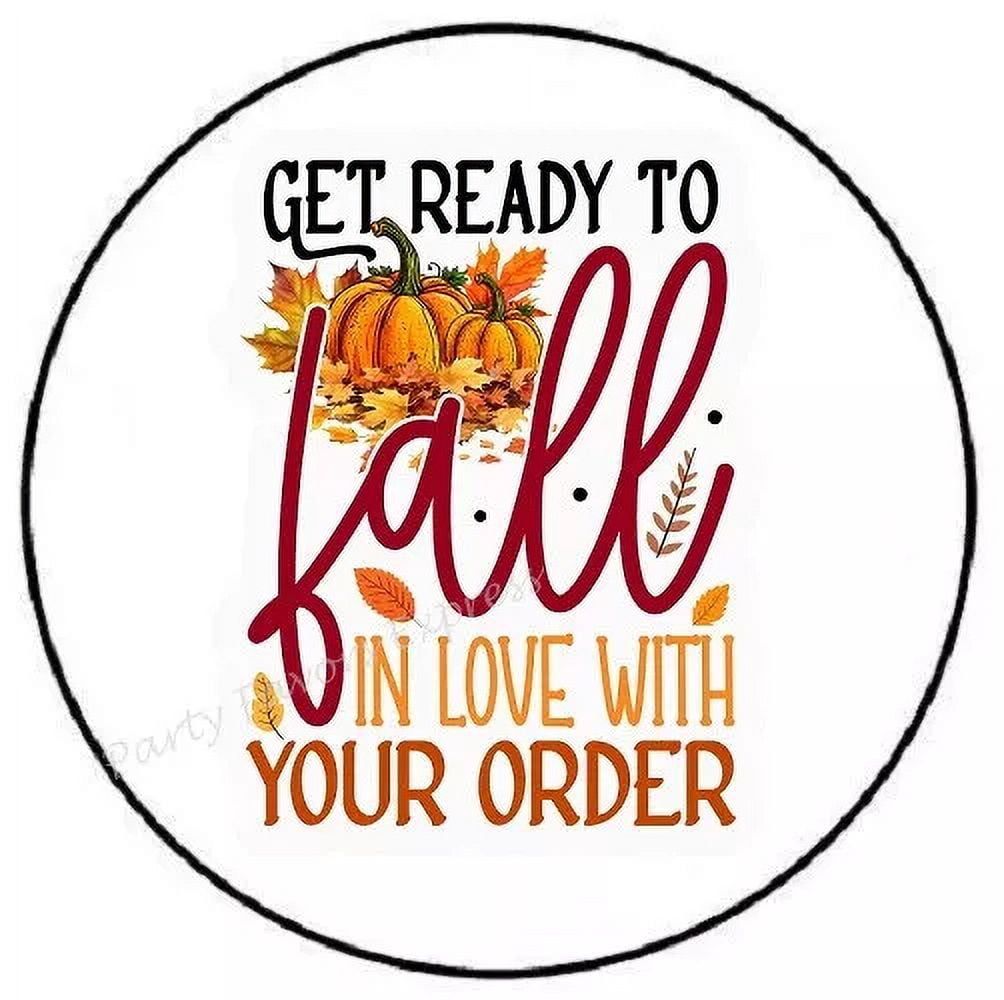 Kira Sticker With Get Ready To Fall In Love With Your Order Decorative ...