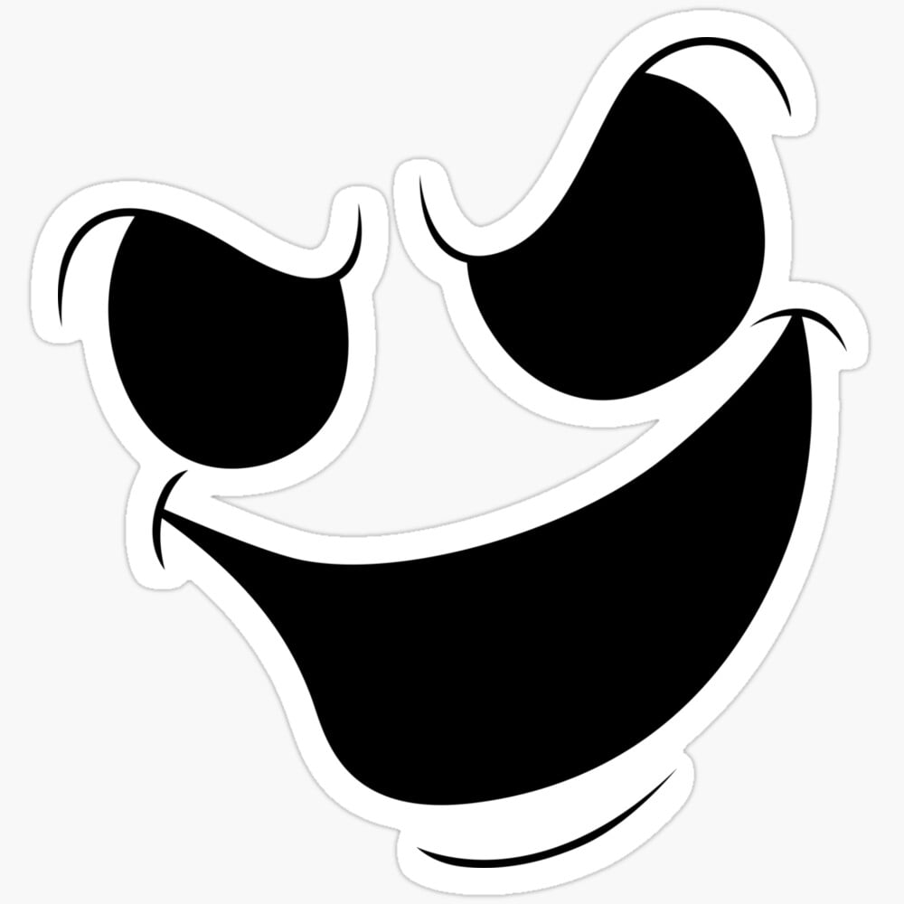 Kira Sticker - Ghost Face - Phone Stickers, Waterproof Decals Water ...