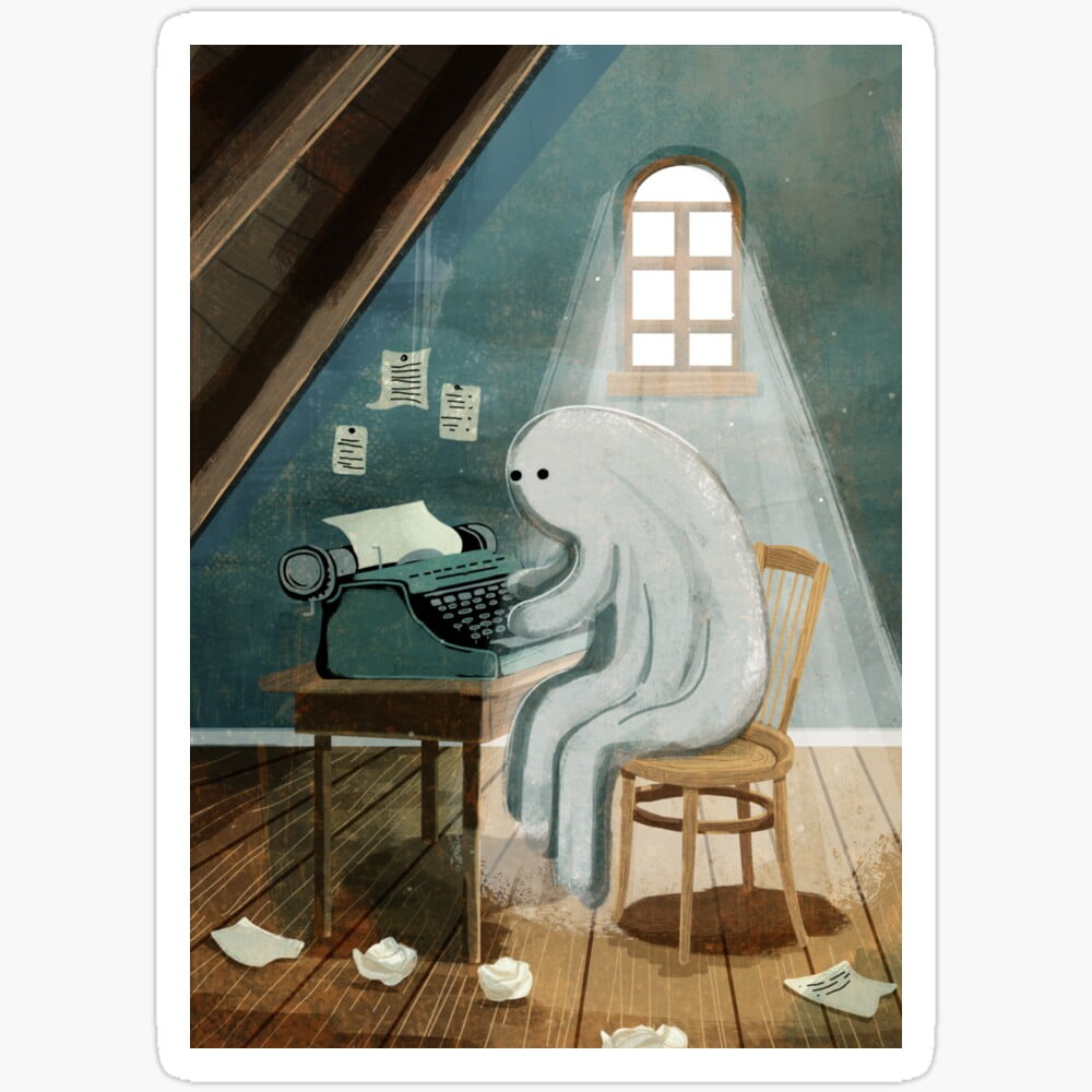 Kira Sticker - Ghost Writer (1) - Phone Stickers, Waterproof Decals ...
