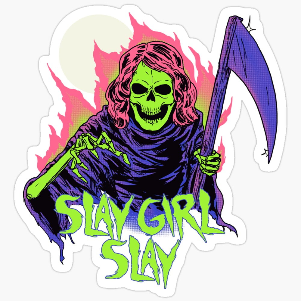 Kira Sticker - Girl Reaper Perfect Gift for everyone ) - Walmart.com