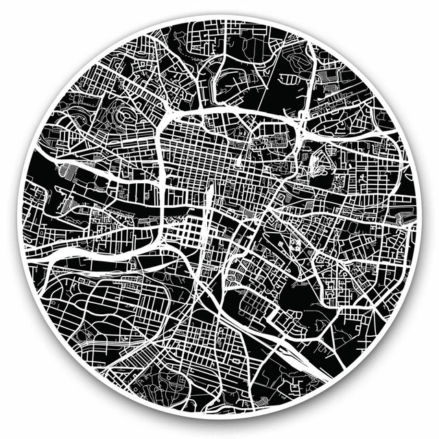 Kira Sticker With Glasgow Scotland Urban Street Map Cool Gift ...
