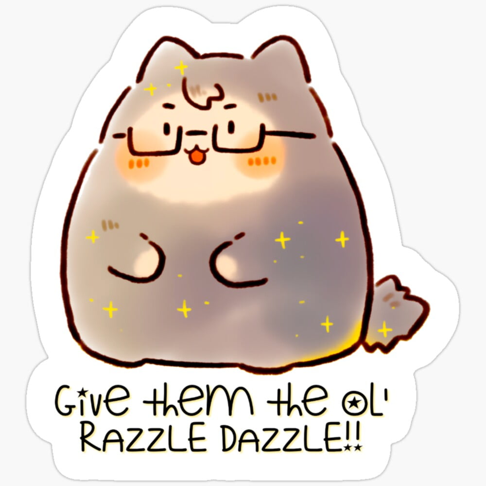Kira Sticker - Glitter Dazzleton - Give Them The Ol' Razzle Dazzle ...