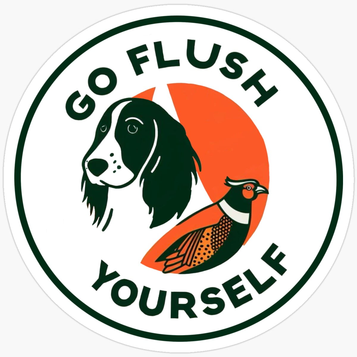 Kira Sticker - Go Flush Yourself Sticker, Funny Waterproof Decal For ...
