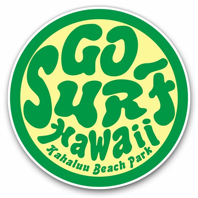 Kira Sticker With Go Surf Hawaii Kahaluu Beach Park Cool Gift ...
