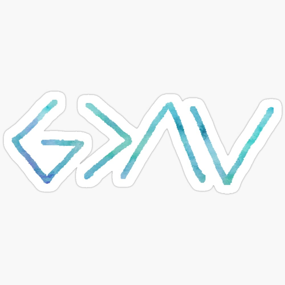 Kira Sticker God Is Greater Than The Highs And The Lows - Perfect ...