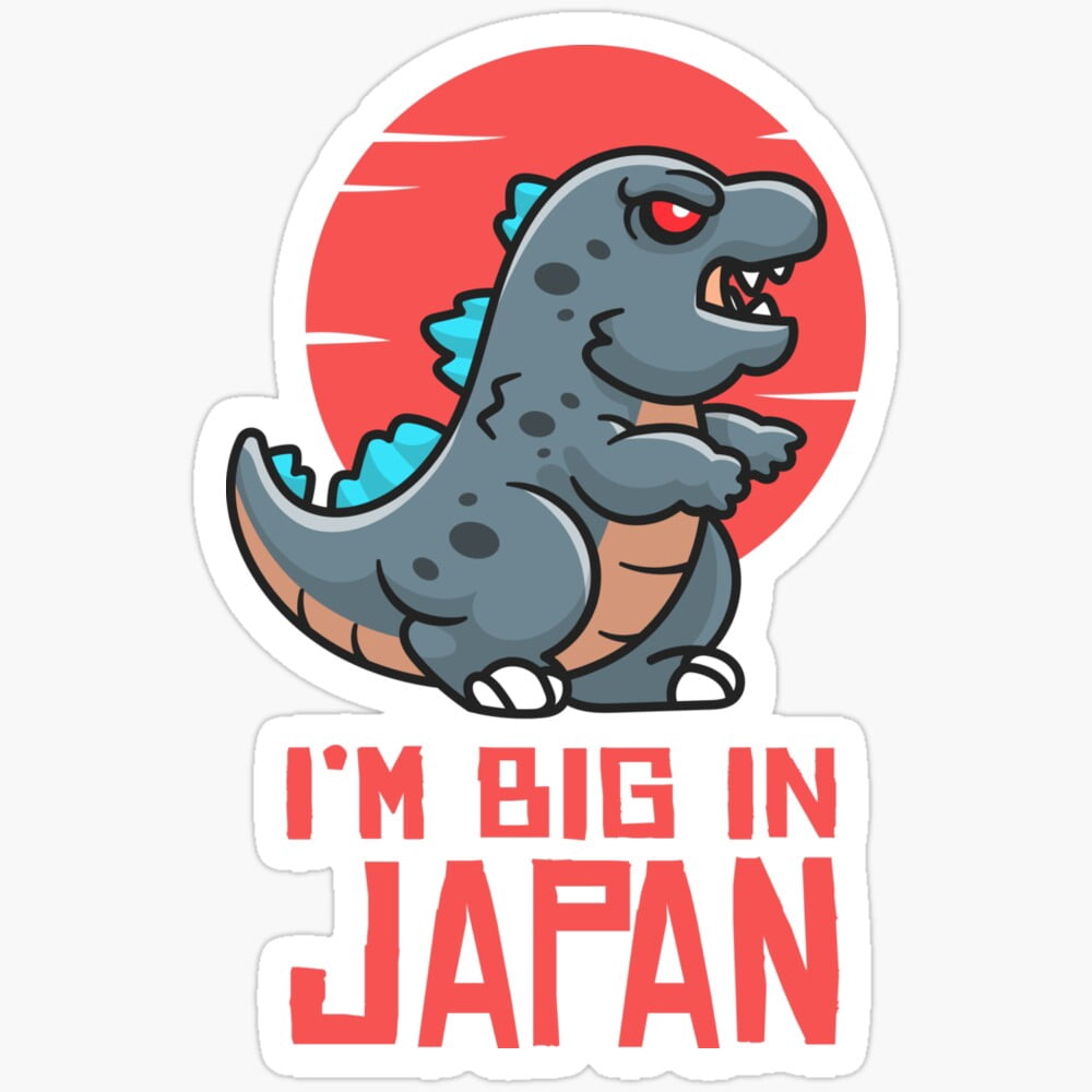 Kira Sticker - Godzilla Big In Japan - Phone Stickers, Waterproof ...