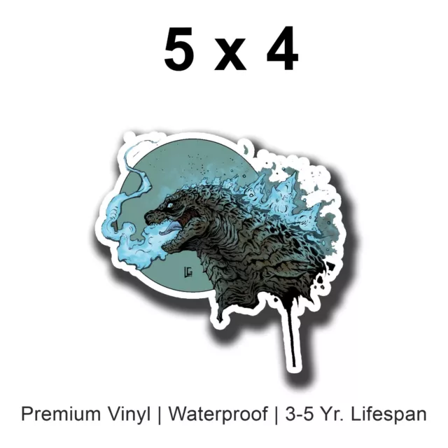 Kira Sticker With Godzilla Car Anime Vinyl Godzilla Mecha Vinyl ...
