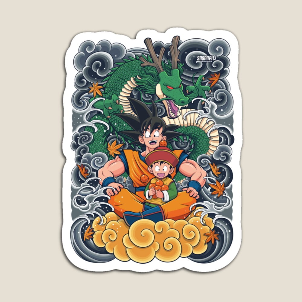 Kira Sticker With Goku And Gohan| Perfect Gift|Saiyan Gift Decorative ...