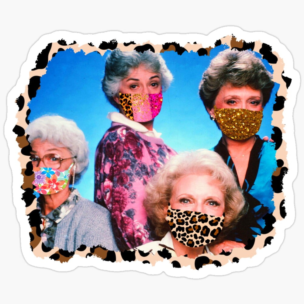 Kira Sticker - Golden Girls Mask Blanche Rose Dorothy Sophia Miami ...