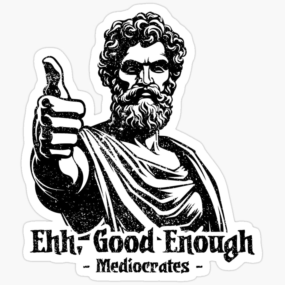 Kira Sticker - Good Enough - Mediocrates - Phone Stickers, Waterproof ...