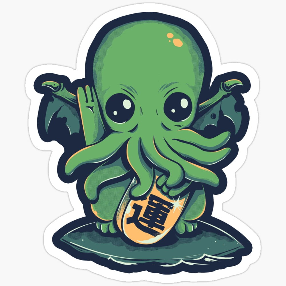 Kira Sticker - Good Luck Cthulhu Perfect Gift for everyone ) - Walmart.com