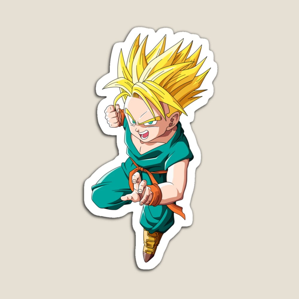 Kira Sticker With Goten And Trunks On We Heart It - Kid Trunks Ssj ...