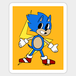 Kira Sticker With Gotta Go Fast Sticker & Retro, Sega, Sonic The ...
