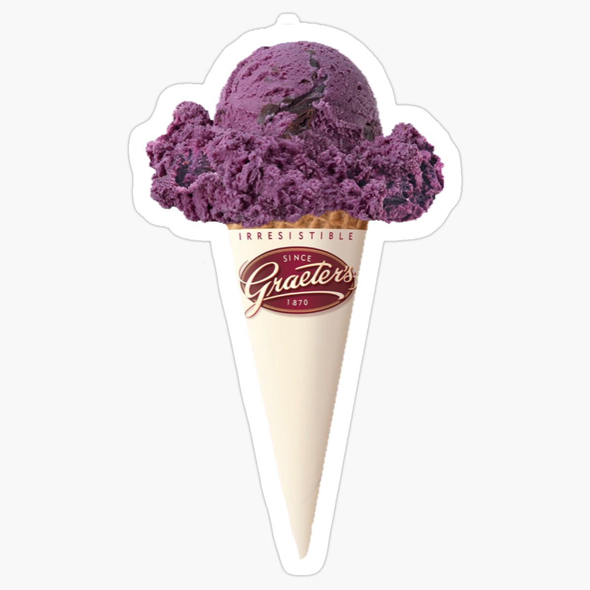 Kira Sticker - Graeters Ice Cream Sticker, Funny Waterproof Decal For ...