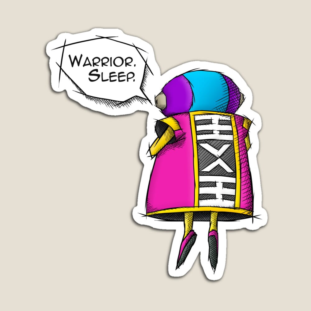 Kira Sticker With Grand Zeno, The Omni-King Mimics Jiren Decorative ...