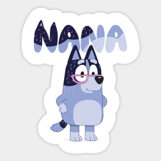 Kira Sticker With Grandma Nana Bluey S For Kids, Bluey S Party Favors ...