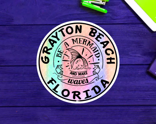 Kira Sticker With Grayton Beach Florida Be A Mermaid Decal Fl ...