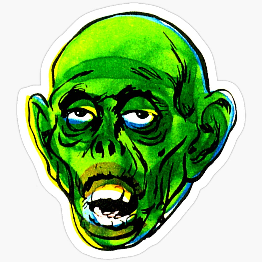 Kira Sticker - Green Ghoul Perfect Sticker Gift For Everyone ...