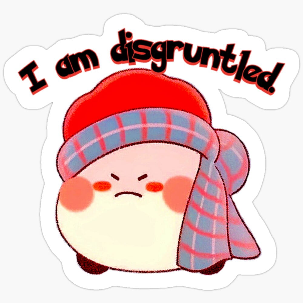 Kira Sticker - Grumbletop - I Am Disgruntled Gift For You - Phone ...