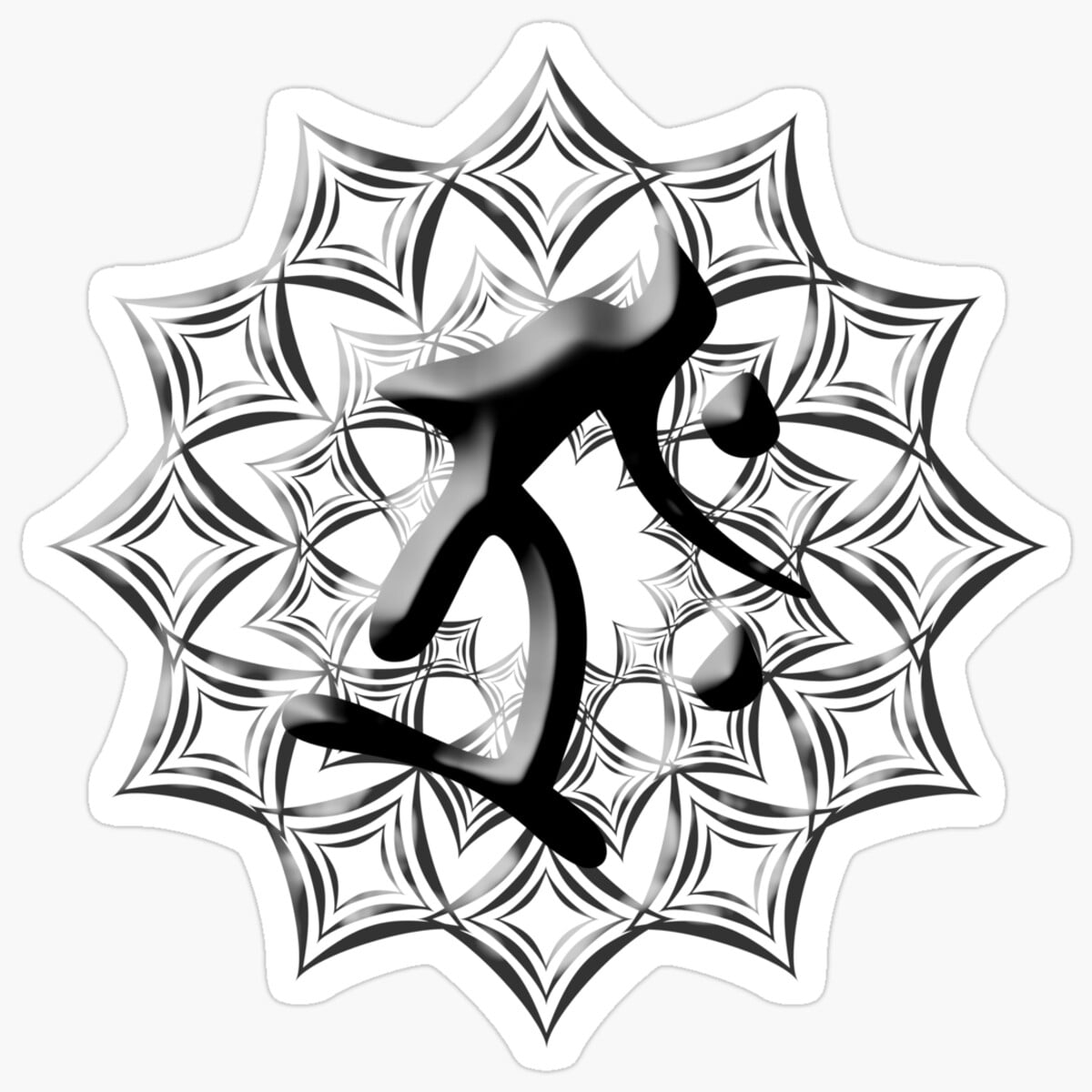 Kira Sticker - Guardian Buddha: Kokuzo Bosatsu - Years Of The Ox And ...