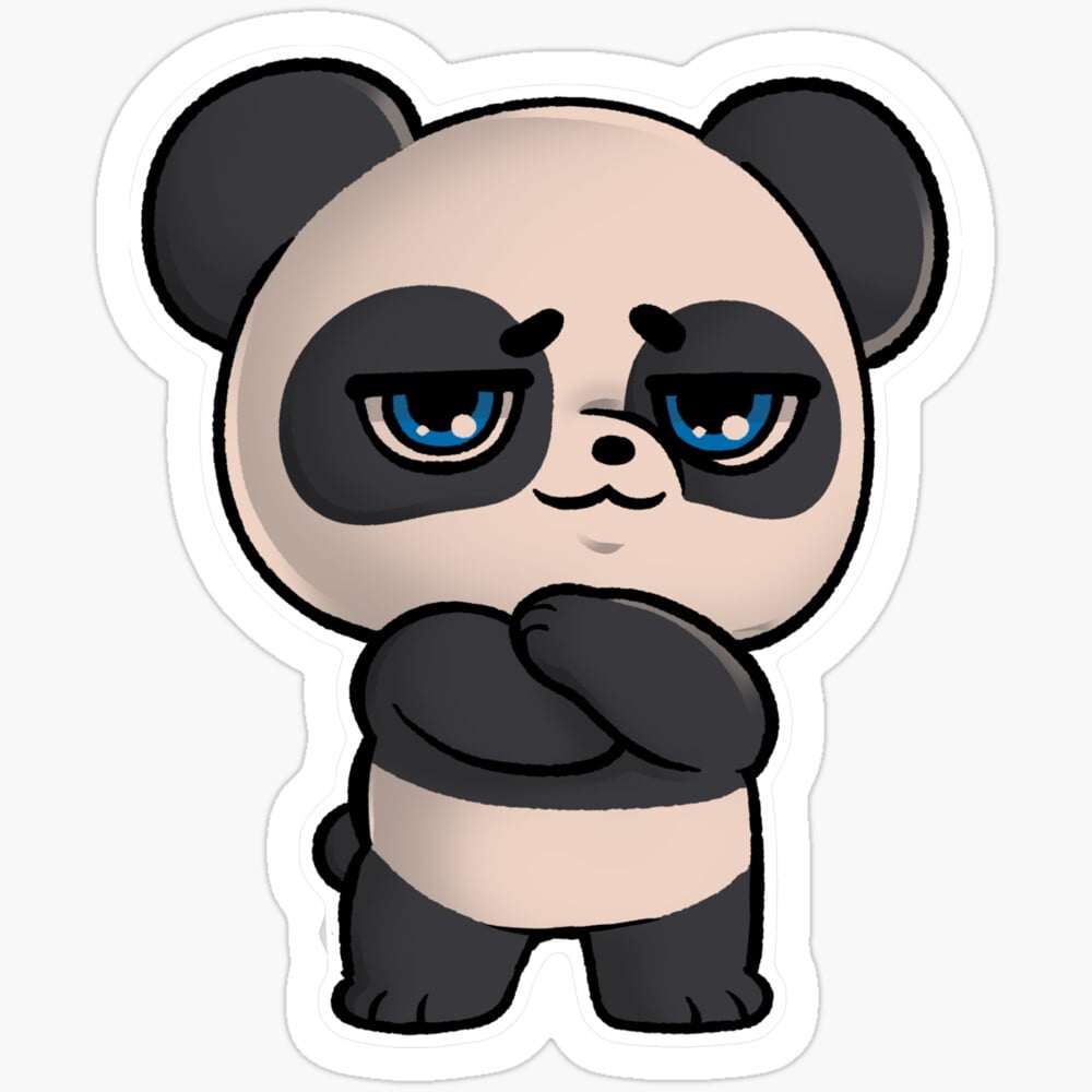 Kira Sticker With Guess Whos Got Anxiety - Cute Sarcasm Anxiety Cute ...