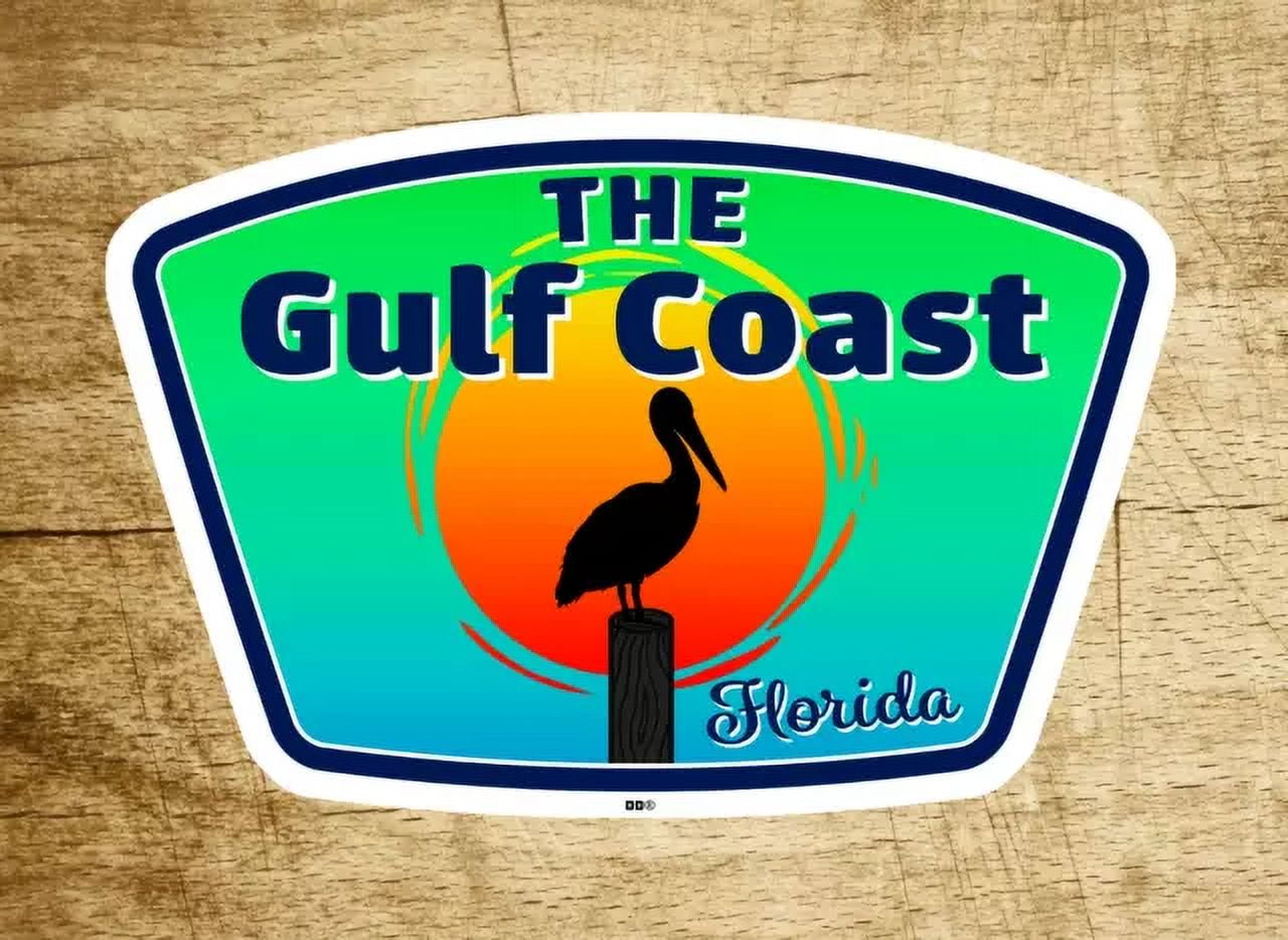 Kira Sticker With The Gulf Coast Decal Pelican Florida Decorative ...