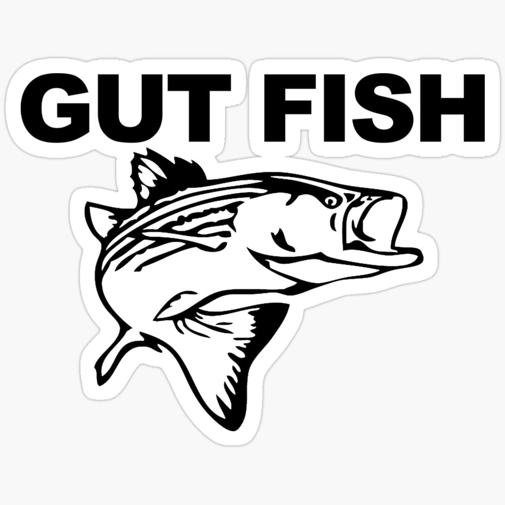 Kira Sticker - Gut Fish - Striped Bass Gift For You - Phone Stickers ...
