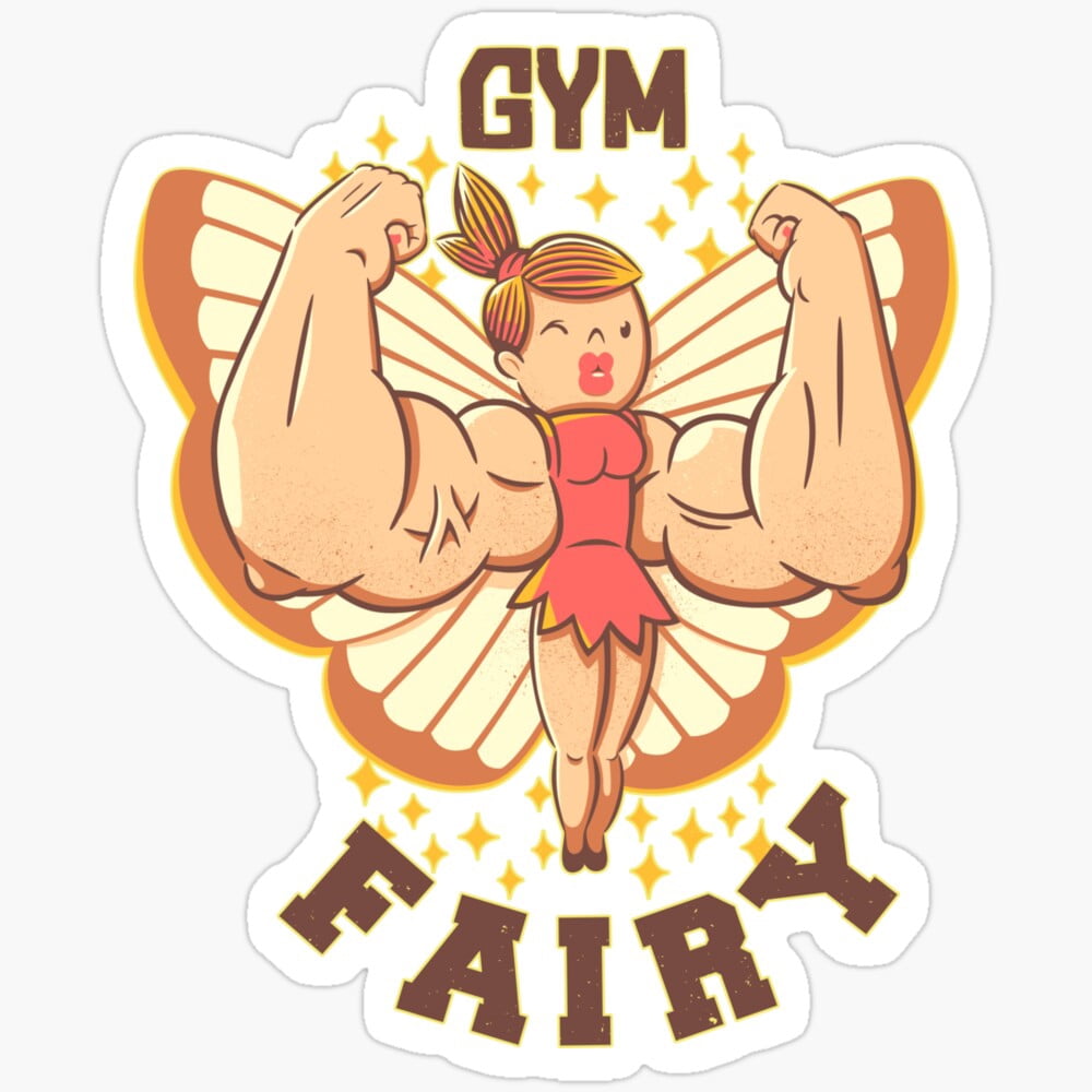 Kira Sticker - Gym Fairy Sticker - Walmart.com