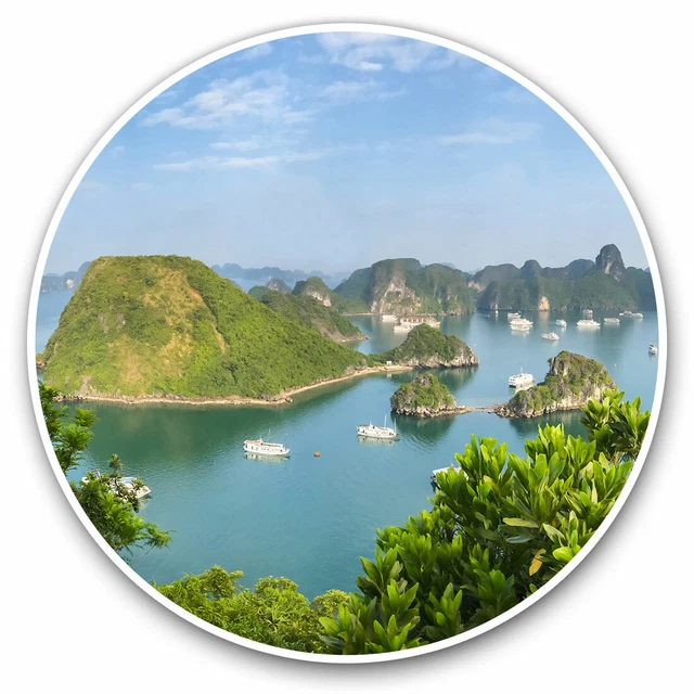 Kira Sticker With Ha Long Bay Island Vietnam Asia Cool Gift Decorative ...