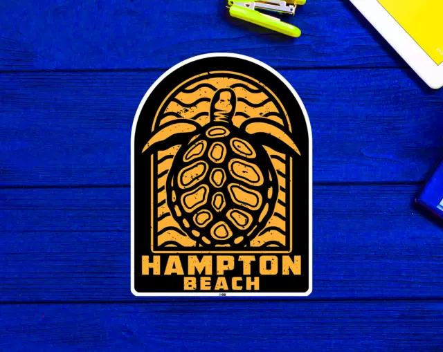 Kira Sticker With Hampton Beach New Hampshire Sea Turtle Nh Decorative ...