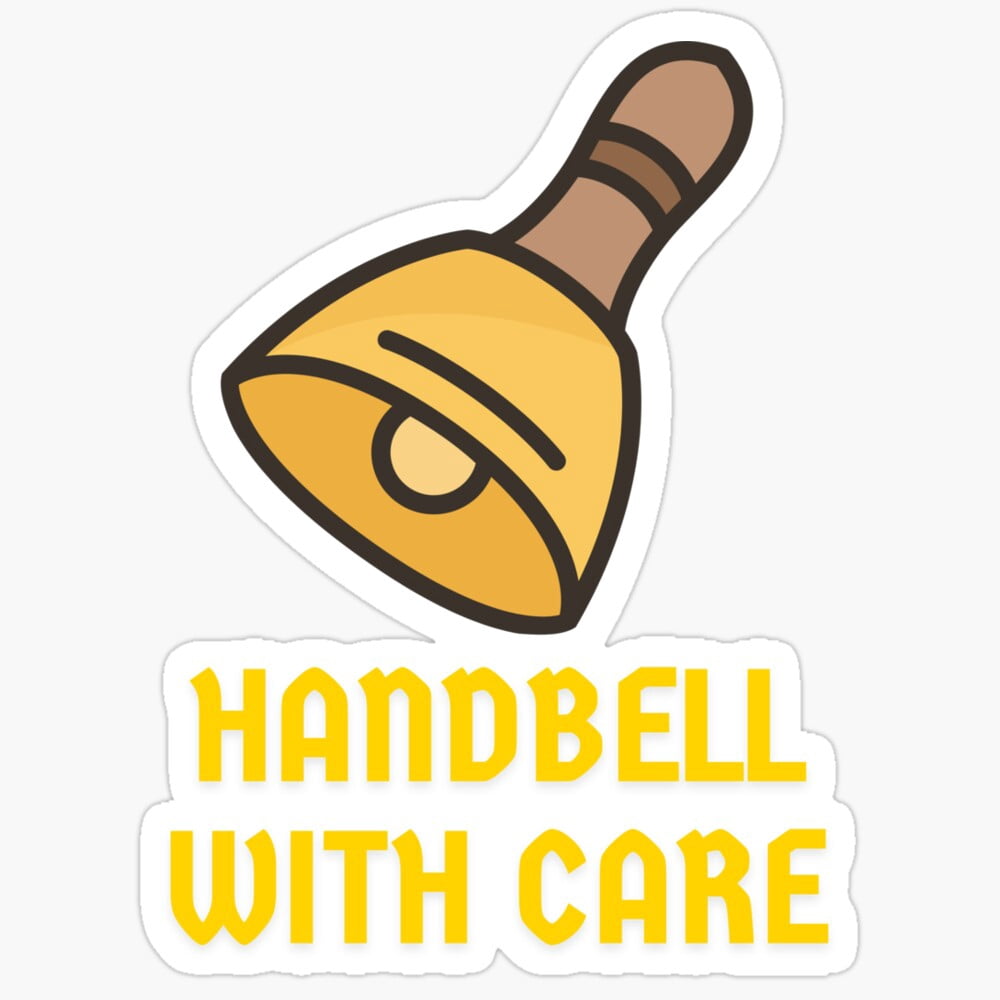 Kira Sticker - Handbell With Care Gift For You - Phone Stickers ...