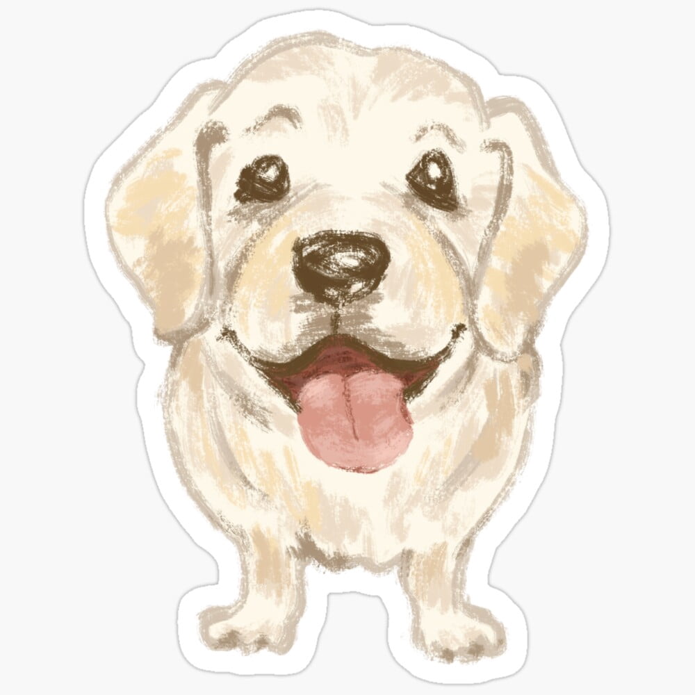 Kira Sticker - Happy Labrador Retriever Gift For You - Phone Stickers ...