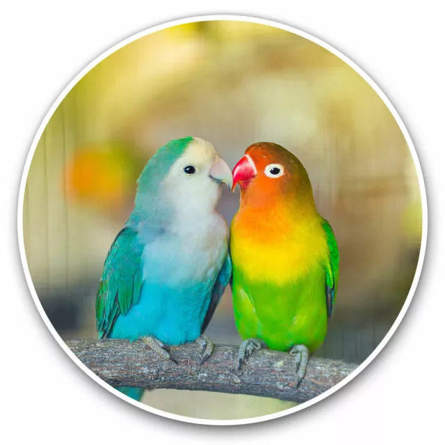 Kira Sticker With Happy Love Birds Love Bird Parrot Cool Gift ...