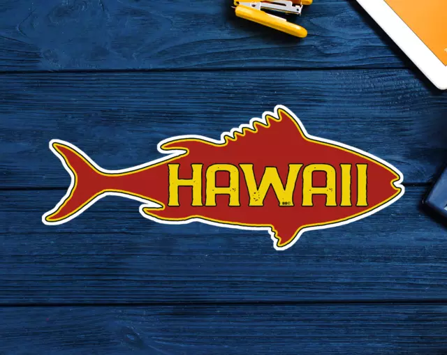 Kira Sticker With Hawaii Tuna Fishing Decal Oahu Kauai Maui Lanai ...