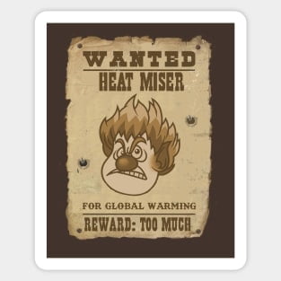 Kira Sticker With Heat Miser Wanted For Global Warming Decorative ...